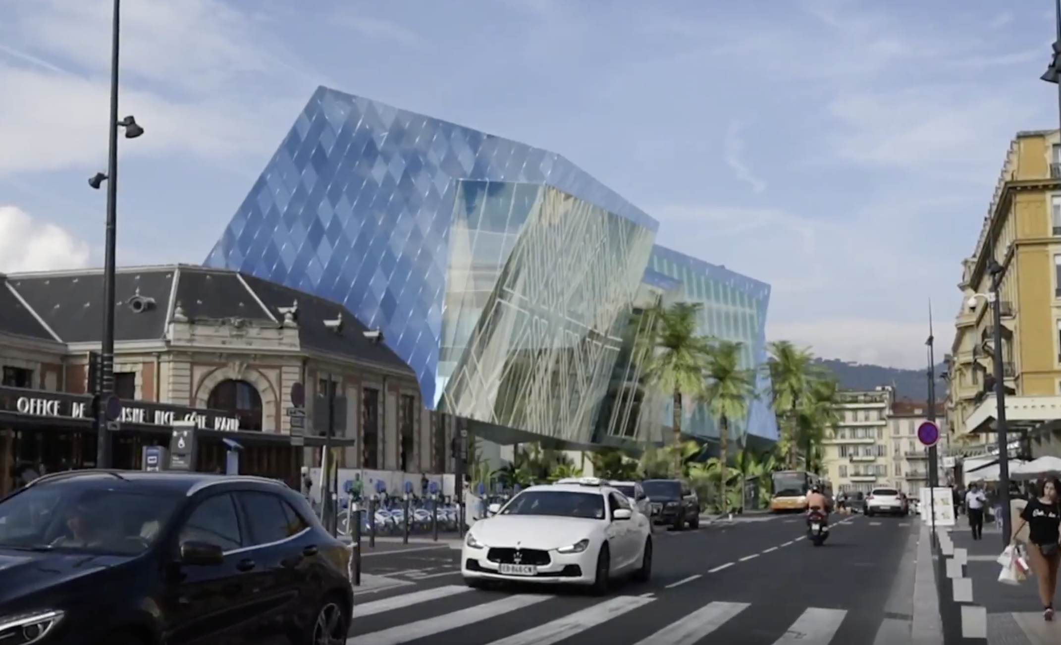 Nice : « Iconic » le futur bâtiment sort de terre - Ecomnews
